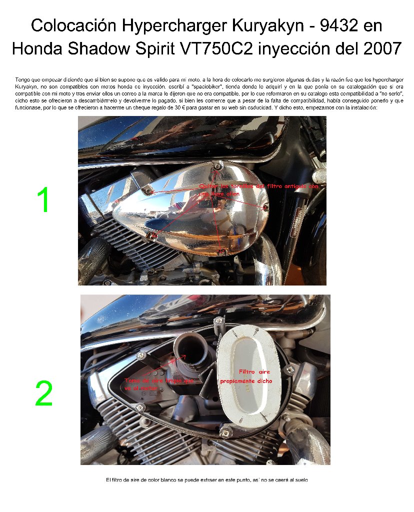 Honda Shadow Spirit Hypercharger